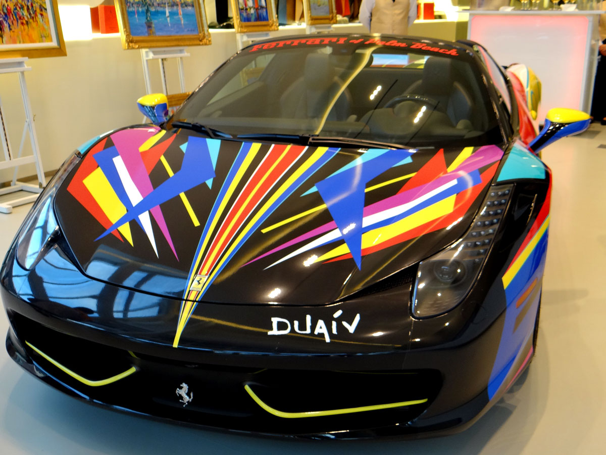 Ferrari of Palm Beach Hosts Reception For Duaiv-Designed Wrap - Vehicle ...