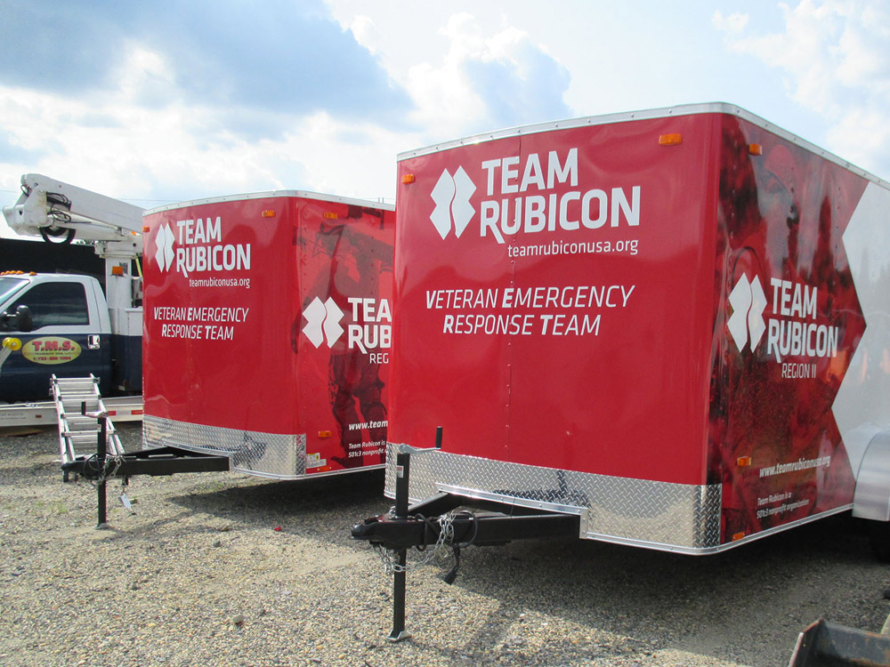 Trailer Wraps For Team Rubicon - Vehicle Wraps 1
